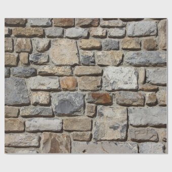 Custom Rock Wall Wrapping Paper | Zazzle