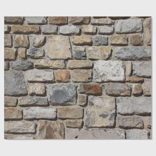 Custom Rock Wall Wrapping Paper | Zazzle
