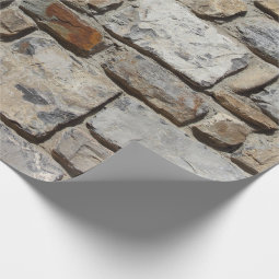 Custom Rock Wall Wrapping Paper | Zazzle