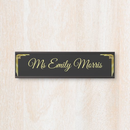Custom Room Door Name Plaque Door Sign | Zazzle