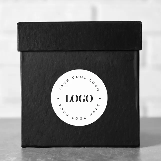 Custom Round Circle Business Logo Minimalist Plain Classic Round ...