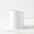 Custom Round Circle Business Logo Minimalist Plain Coffee Mug | Zazzle
