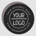 Custom Round Circle Car Magnetic Sign Custom Logo | Zazzle
