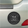 Custom Round Circle Car Magnetic Sign Custom Logo | Zazzle