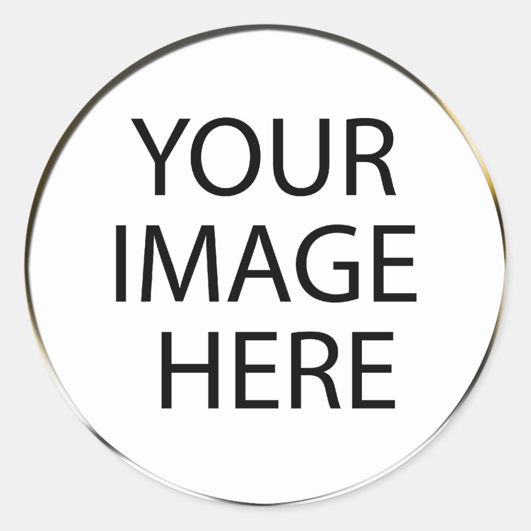 Custom Round Envelope Seals / Stickers | Zazzle