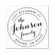 Custom Round Return Address Stamp | Zazzle