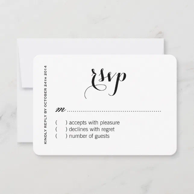 Custom RSVP Cards | Zazzle