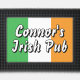 Custom rubber bar mat for pub with Irish flag | Zazzle