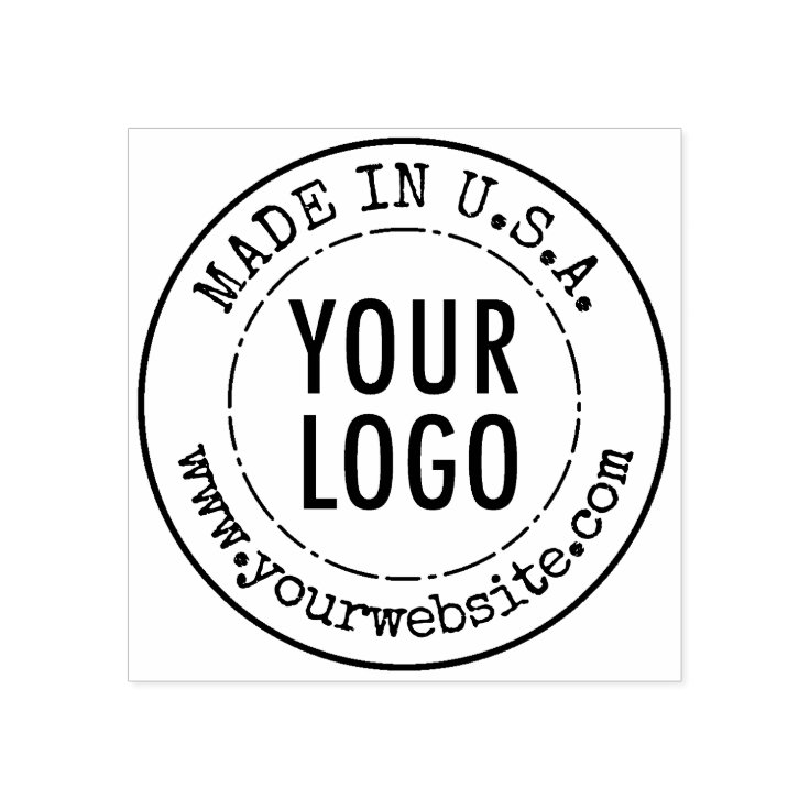 Custom Rubber Stamp Made In Country of Origin | Zazzle