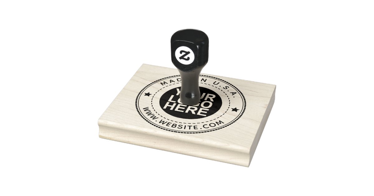 Custom Rubber Stamp Made In Country of Origin | Zazzle