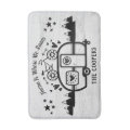 Custom Rustic Camping Camper Trailer Rv Lifestyle Bath Mat | Zazzle