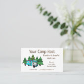 Custom RV Camp Host | Camping Business Card | Zazzle