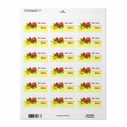 Custom Salsa Labels | Zazzle
