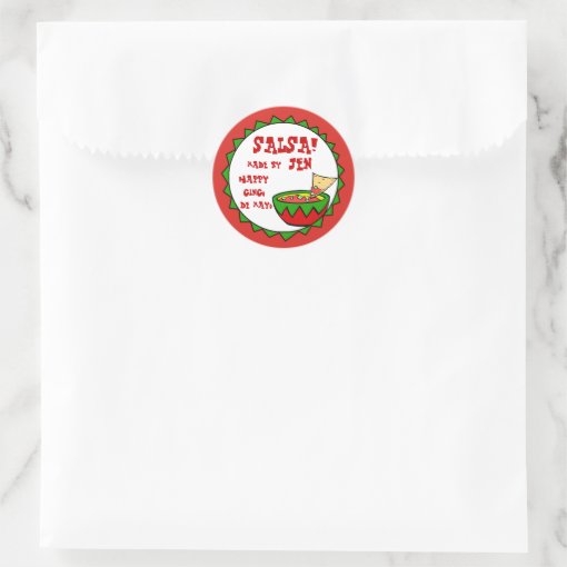Custom Salsa Labels for Homemade Salsa | Zazzle