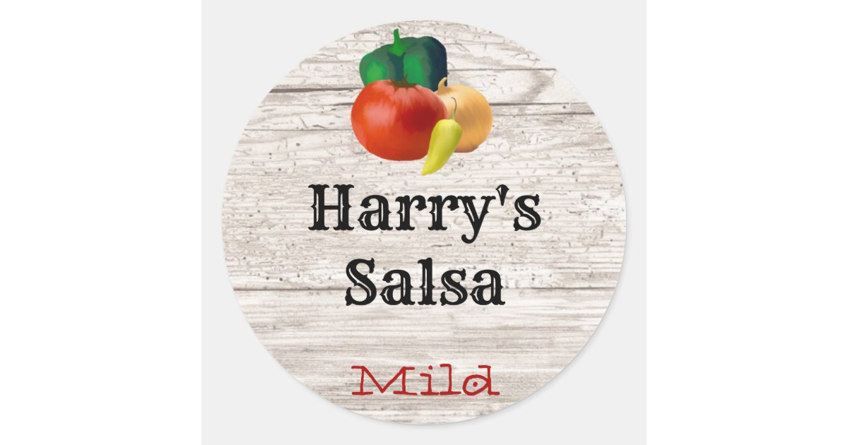 Custom Salsa Stickers | Zazzle