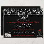 Custom Satanic Wedding Invitations | Zazzle