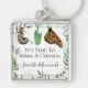 Custom Save the Monarchs Butterfly Conservation Keychain | Zazzle