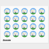 Custom Scamp Classic Round Sticker | Zazzle