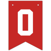 Custom School Colors You Graduated Class of Bunting Flags | Zazzle