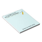 Custom School Psychologist's Note Pad | Zazzle