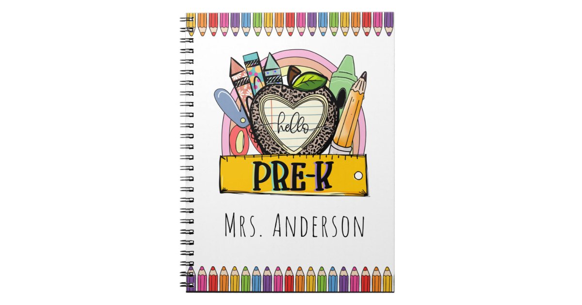 Custom School Supplies Notebook | Zazzle