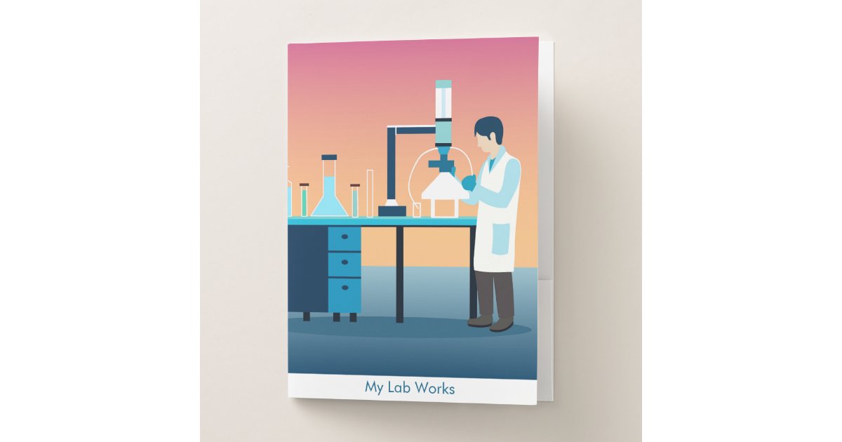 Custom Science Lab Student Folders | Zazzle