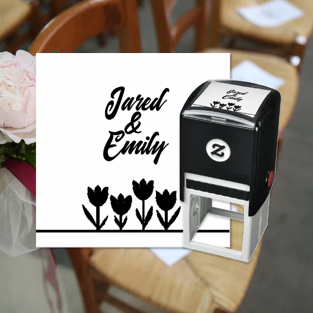Custom Self Inking Rubber Stamp | Zazzle