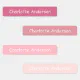 Custom Shades of Pink Name Clothing Kids' Labels | Zazzle