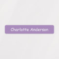 Custom Shades of Purple Name Clothing Kids' Labels | Zazzle