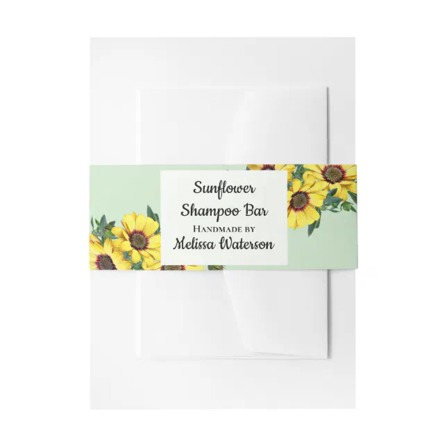Custom Shampoo Bar Soap Band Wrap | Packaging | Zazzle
