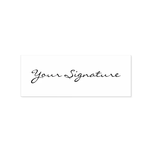 Custom Signature Stamp | Zazzle