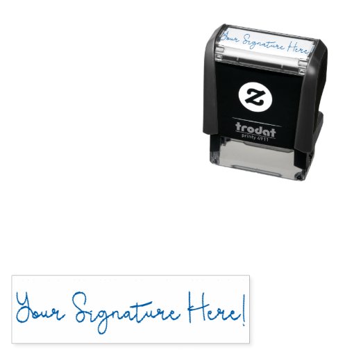 Custom Signature Stamp for Business or Personal | Zazzle