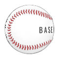 Custom Simple Baseball Club Name and Logo | Zazzle
