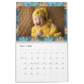 Custom Simple Photo Good Memory Of The Year Calendar | Zazzle