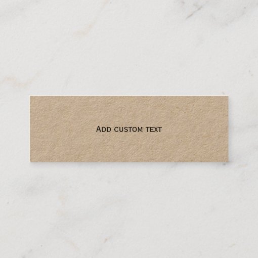 Custom simple qr code bookmark business mini mini business card | Zazzle