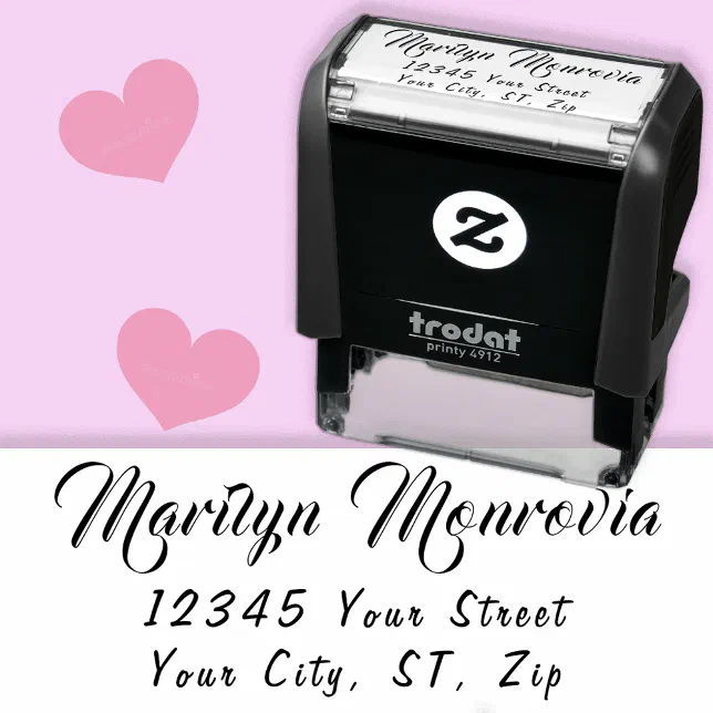 Custom Simple Return Address Self-inking Stamp | Zazzle
