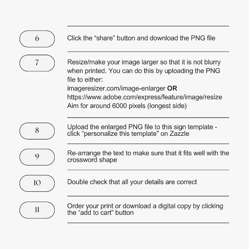 Custom Sip And Solve Wedding Crossword Invitation | Zazzle