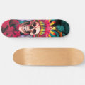 Custom Skateboard Graffiti Native American skull | Zazzle