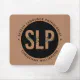 Custom SLP Speech Pathologist Leopard Print Gifts Mouse Pad | Zazzle