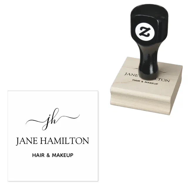 Custom Small Business Supplies Packaging Rubber Stamp | Zazzle