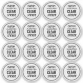 Custom Small Clear Sticker Labels | Zazzle