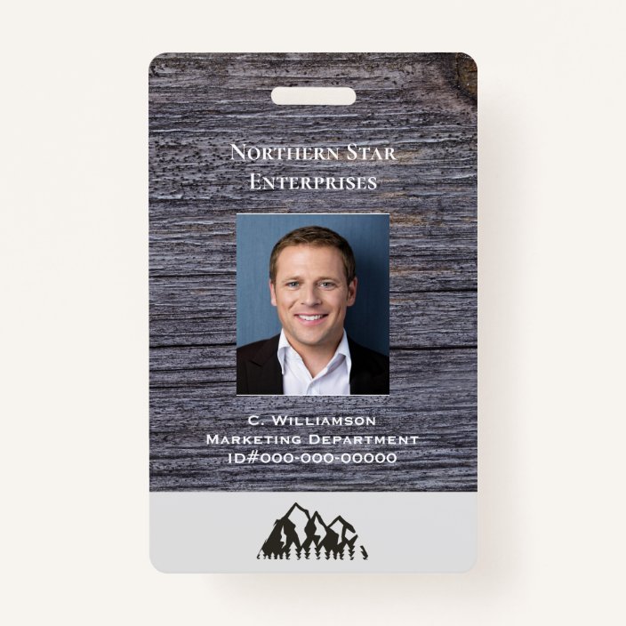 Custom Small Employee Staff Photo Id Badge | Zazzle.com