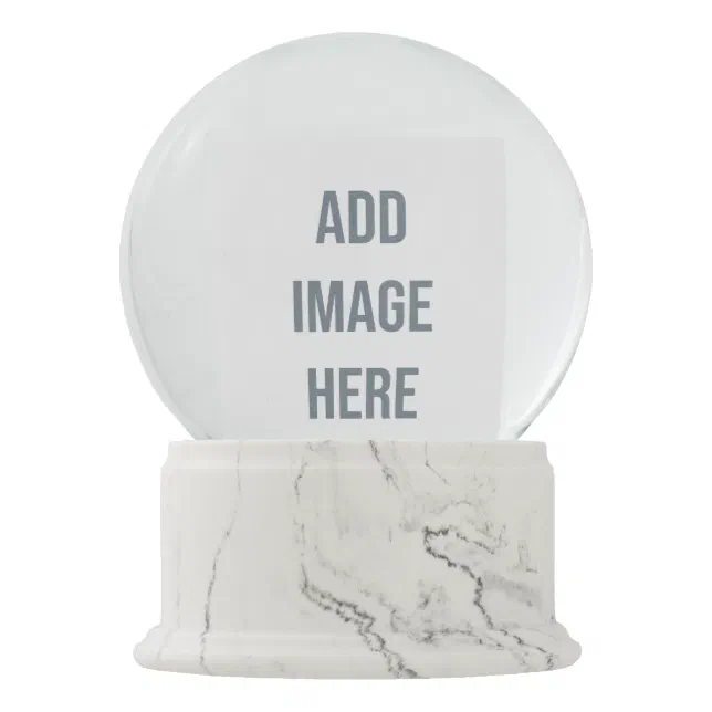 CUSTOM SNOW GLOBE | Zazzle