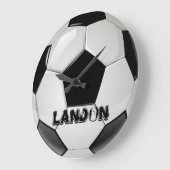 Custom Soccer Ball Clock | Zazzle