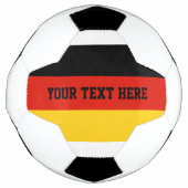 Custom soccer ball gift with flag of Germany | Zazzle
