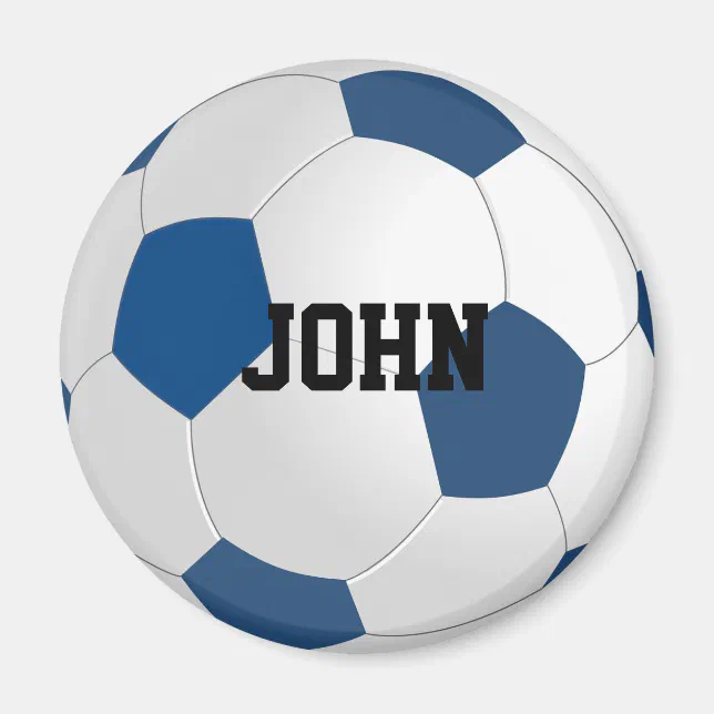 Custom Soccer Ball Magnet | Zazzle