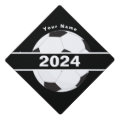 Custom Soccer Graduation Cap Topper | Zazzle