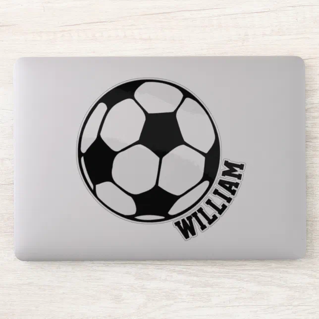 Custom Soccer Sticker | Zazzle