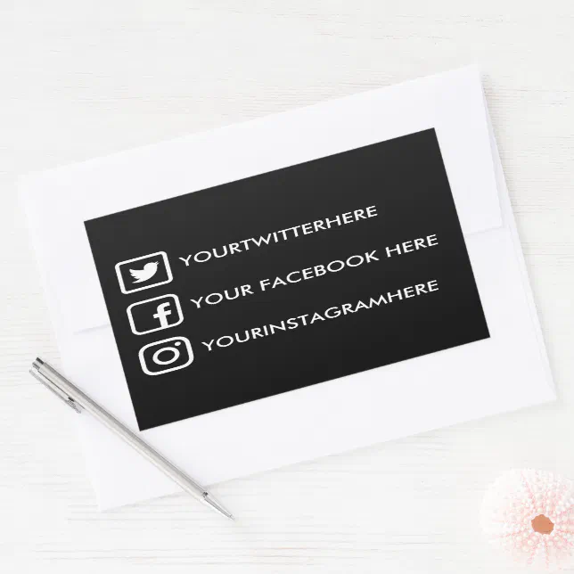 Custom Social Media Stickers | Zazzle