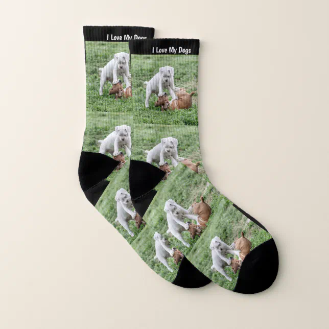 Custom Socks With Dog Pictures - Photo Dog | Zazzle